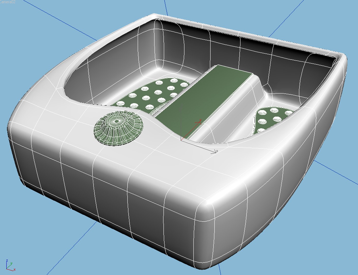 Bath Foot Massage 3d Model