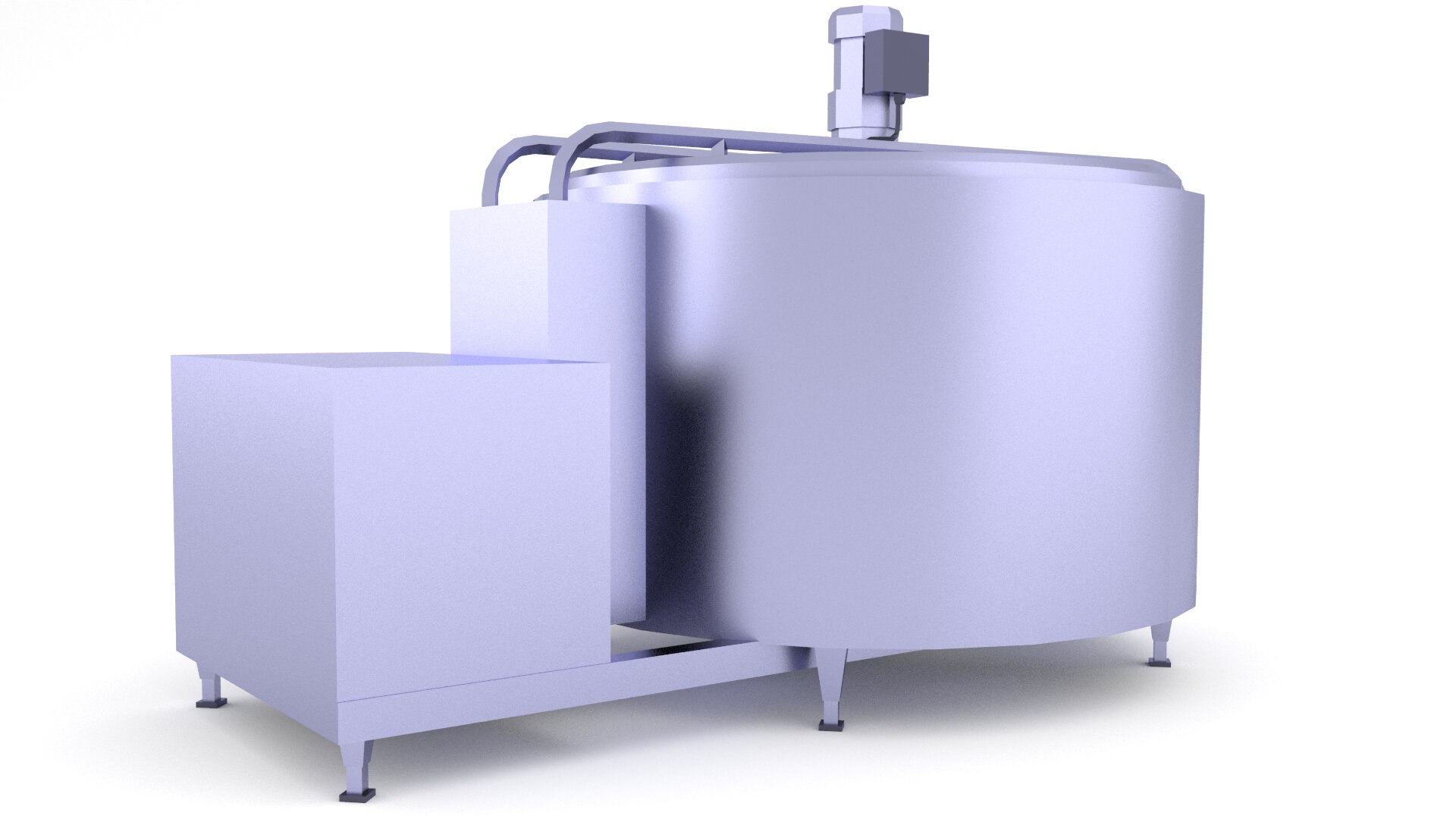 Milk Tank Low Poly 9 3D Model - TurboSquid 1761053