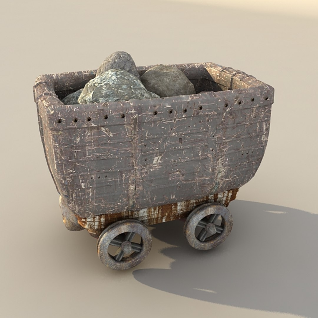 3d Metal Carts Model