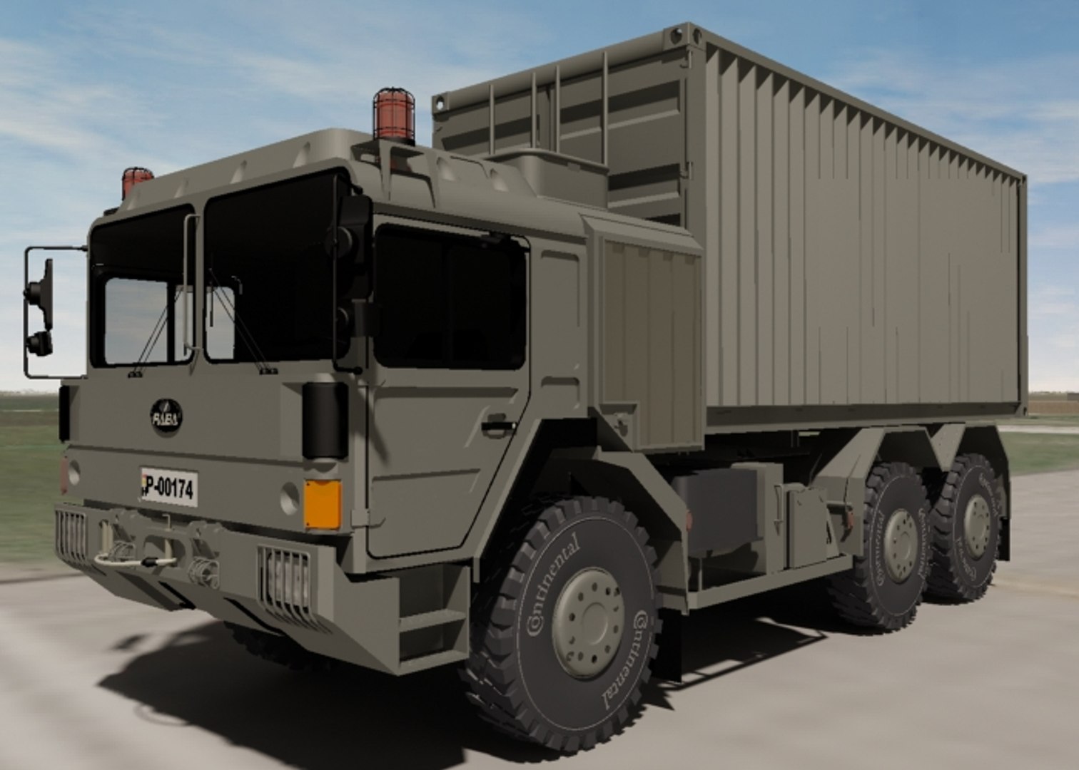 Hungarian Military Raba H25 3d Model