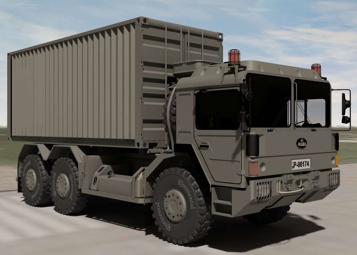 hungarian military raba h25 3d model