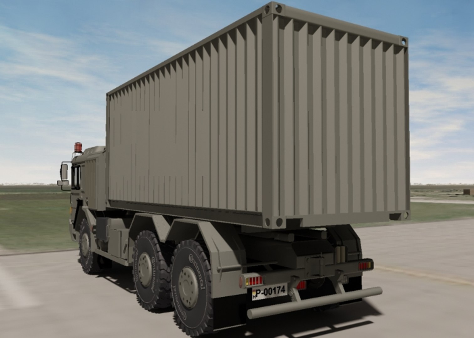 Hungarian Military Raba H25 3d Model