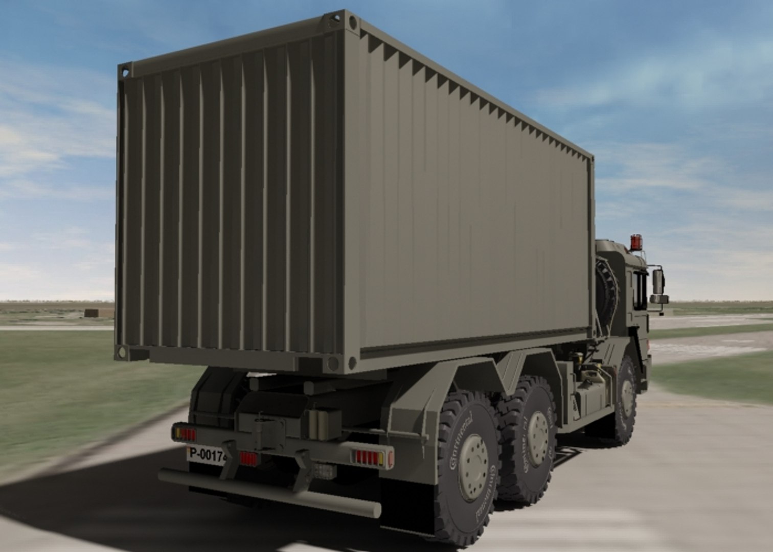 Hungarian Military Raba H25 3d Model