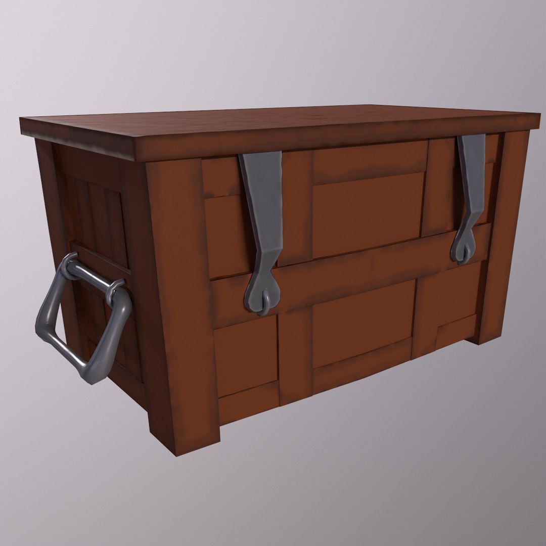 Chest Game Ready Low Poly PBR 3D Model 3D model - TurboSquid 2183019