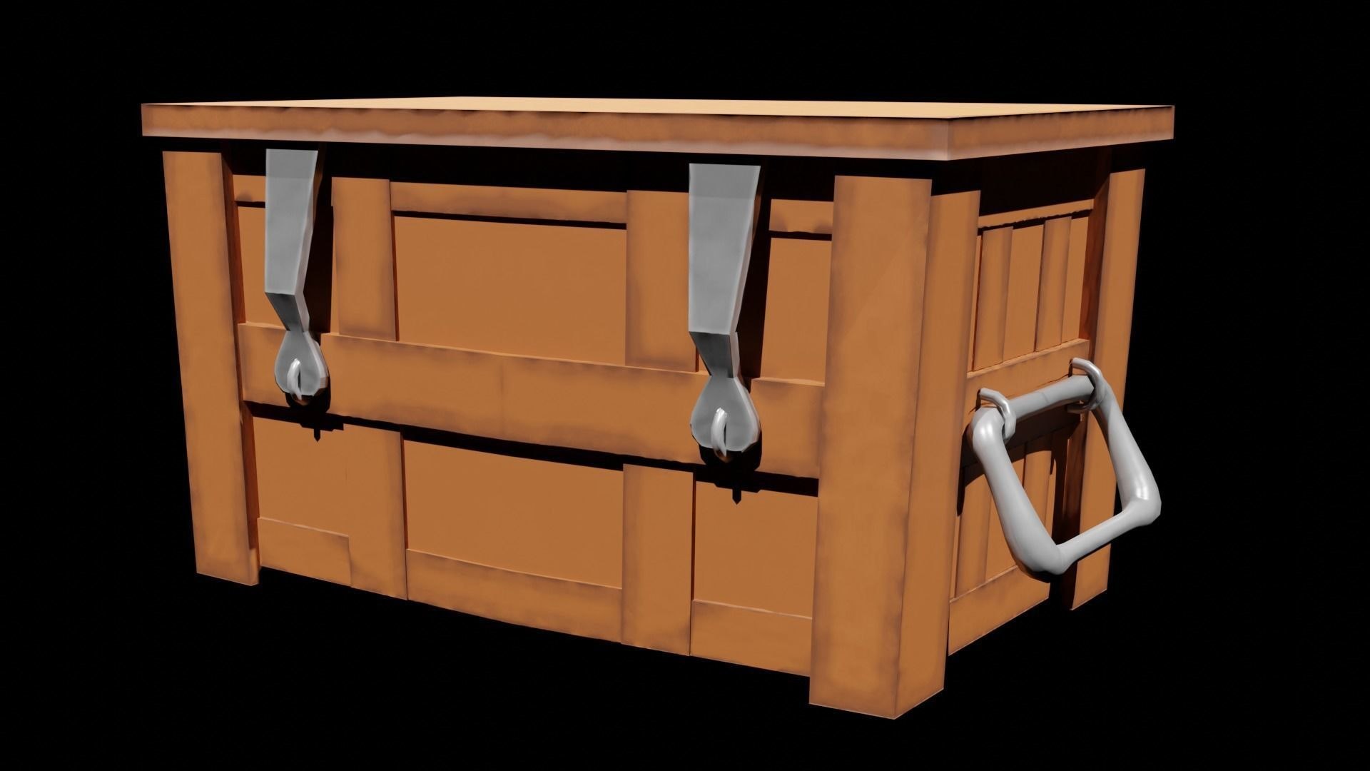 Chest Game Ready Low Poly PBR 3D Model 3D model - TurboSquid 2183019