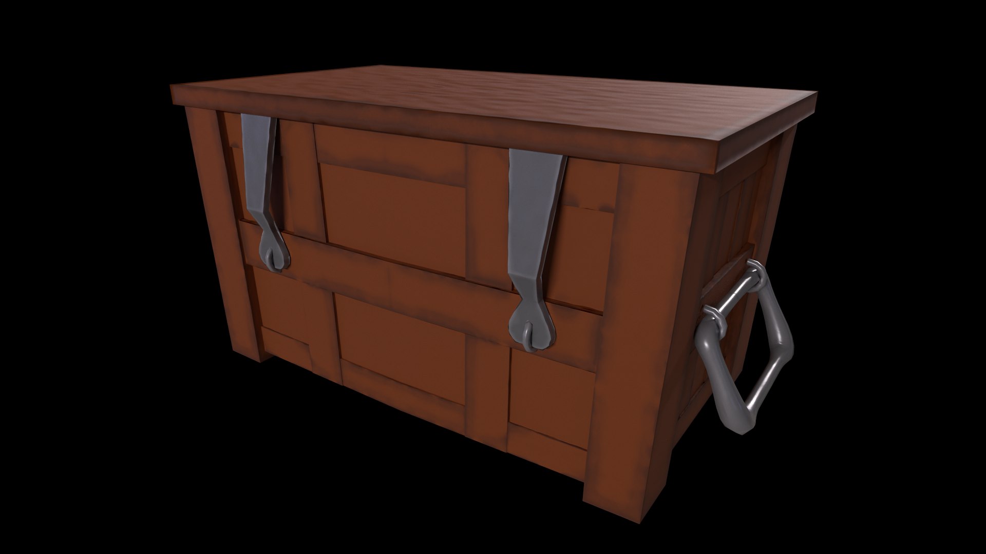 Chest Game Ready Low Poly PBR 3D Model 3D model - TurboSquid 2183019