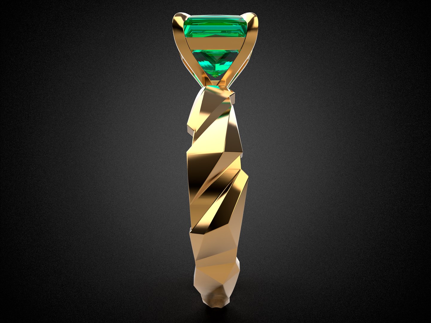 3D Jewelry Emerald Set 3d Printable Collection - TurboSquid 2251552