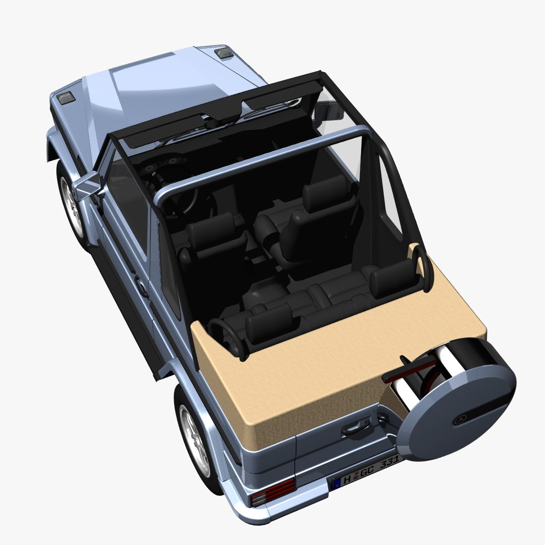3d Model G Class Convertible