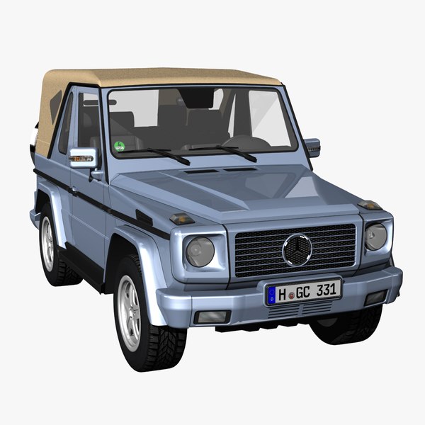 3d model g class convertible