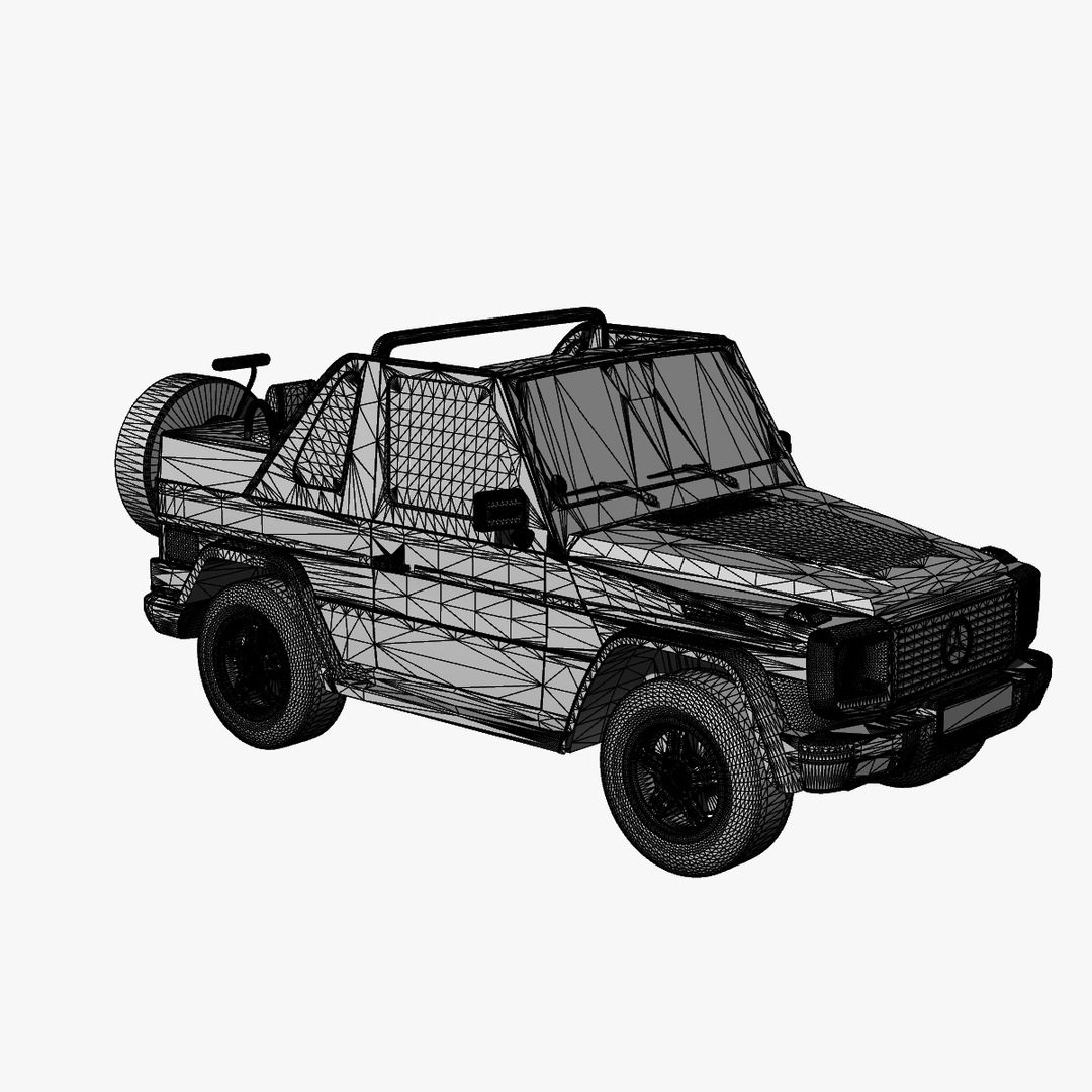 3d model g class convertible
