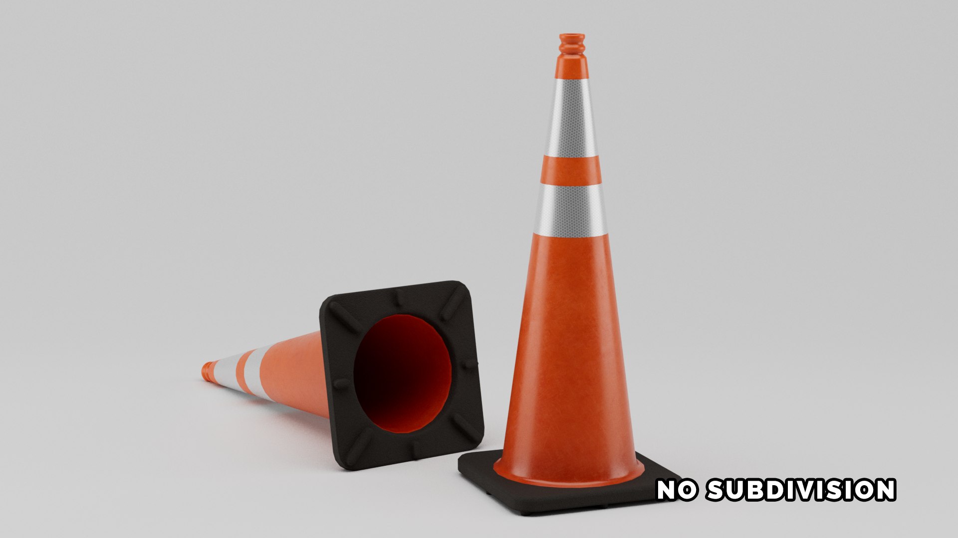 36 Inch Traffic Cone Model - TurboSquid 2250396