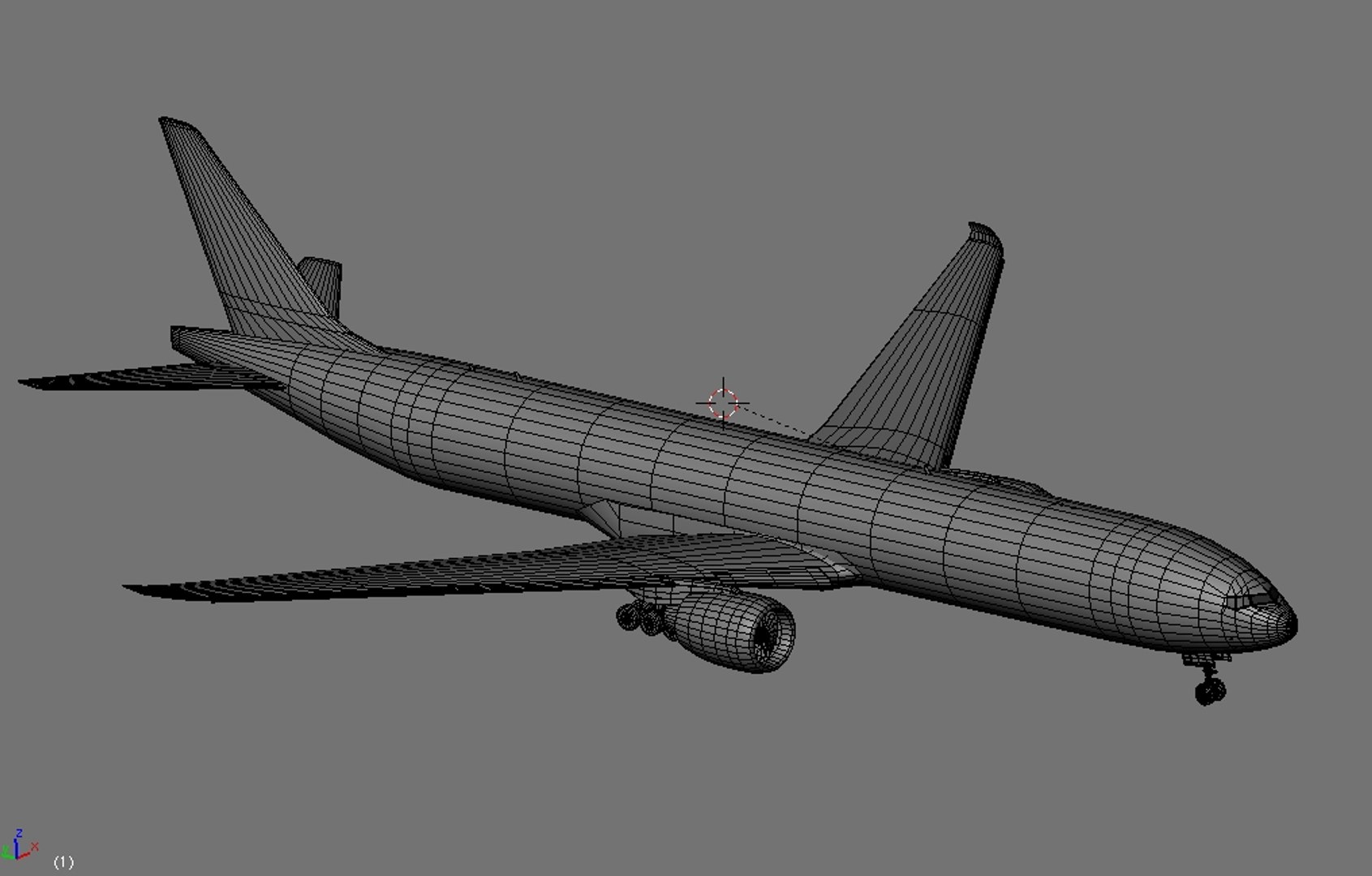 Boeing 777-300 Japan Airlines 3d Max