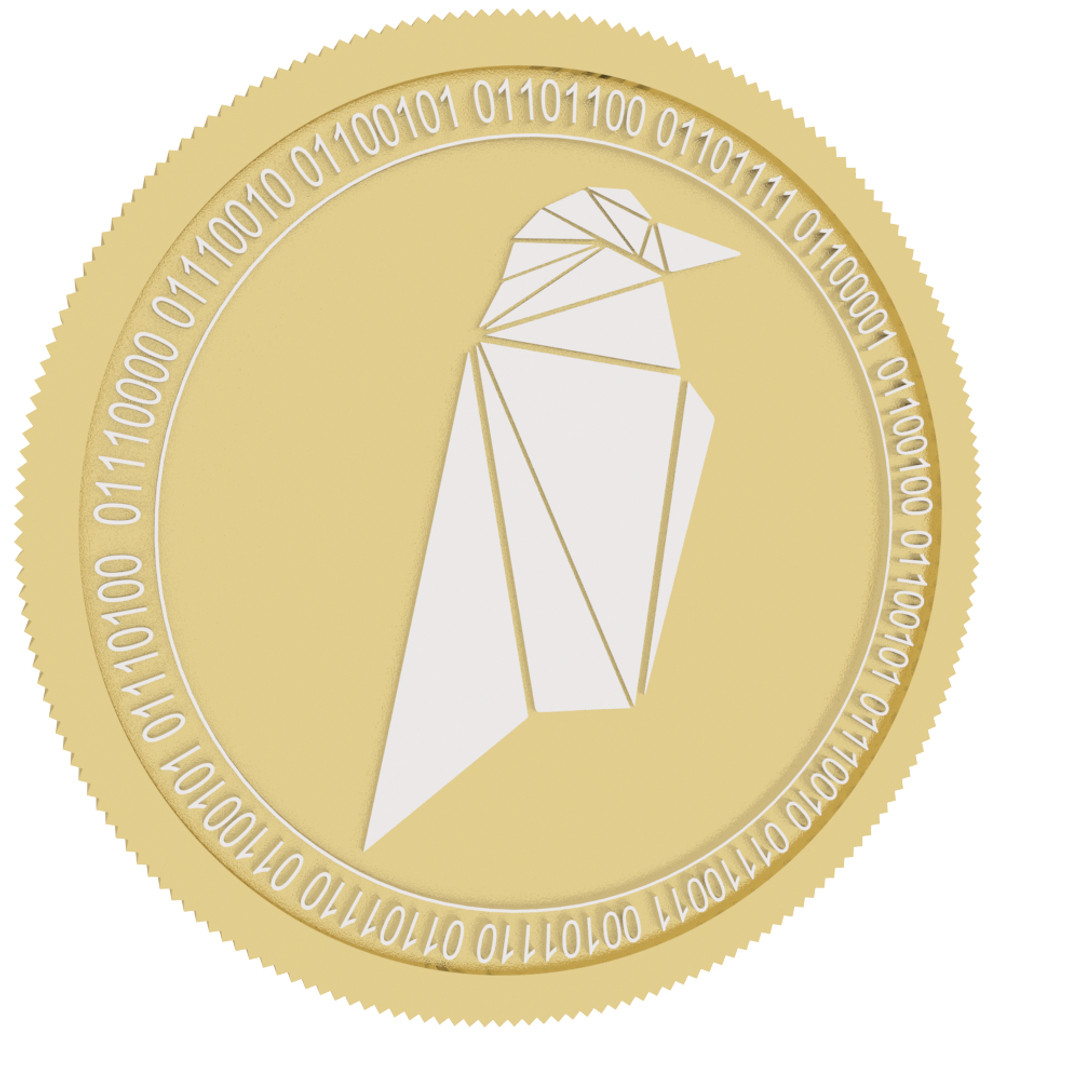 Ravencoin Gold Coin 3D Model - TurboSquid 1434736