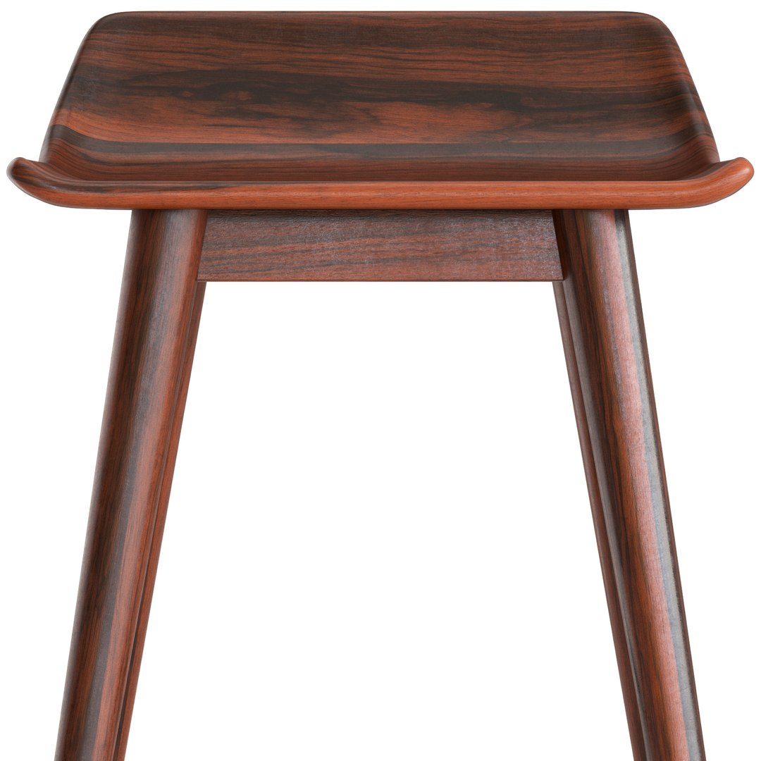 CB2 Wainscott Counter Stool 3D Model - TurboSquid 2163830