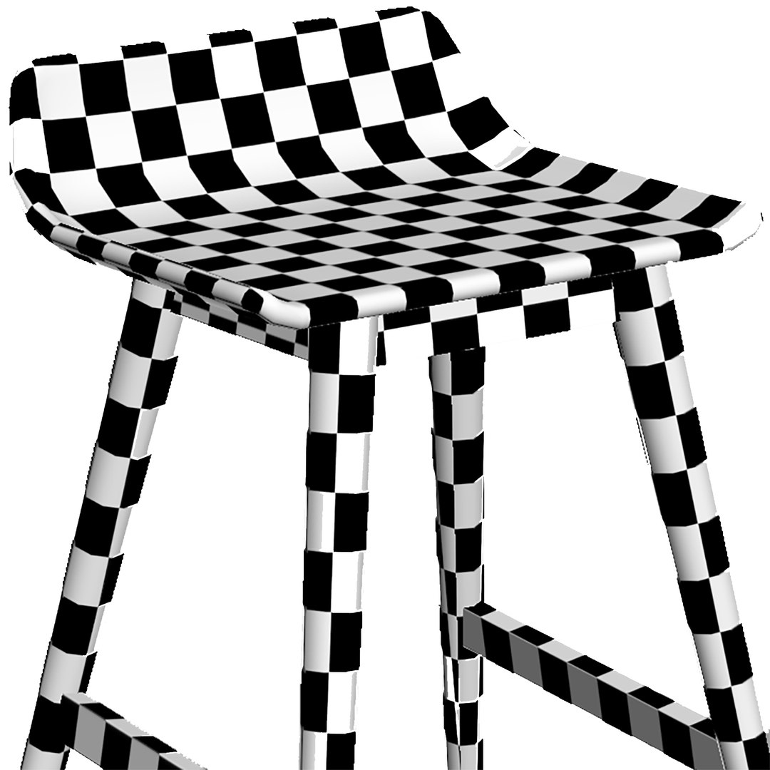 CB2 Wainscott Counter Stool 3D Model - TurboSquid 2163830