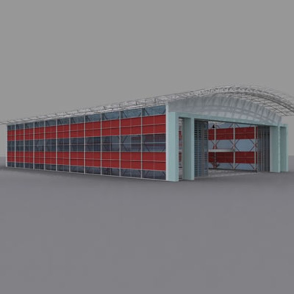 3d model hangar