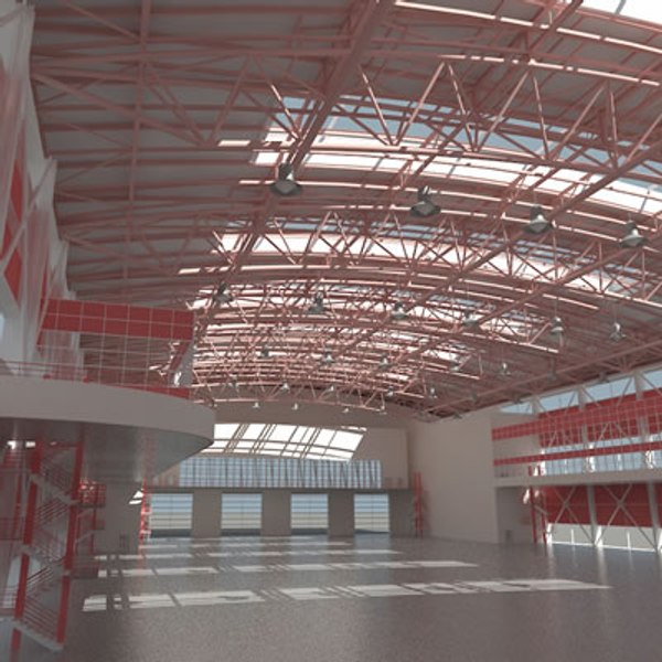 3d model hangar