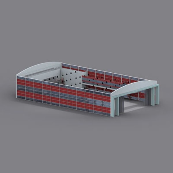 3d model hangar