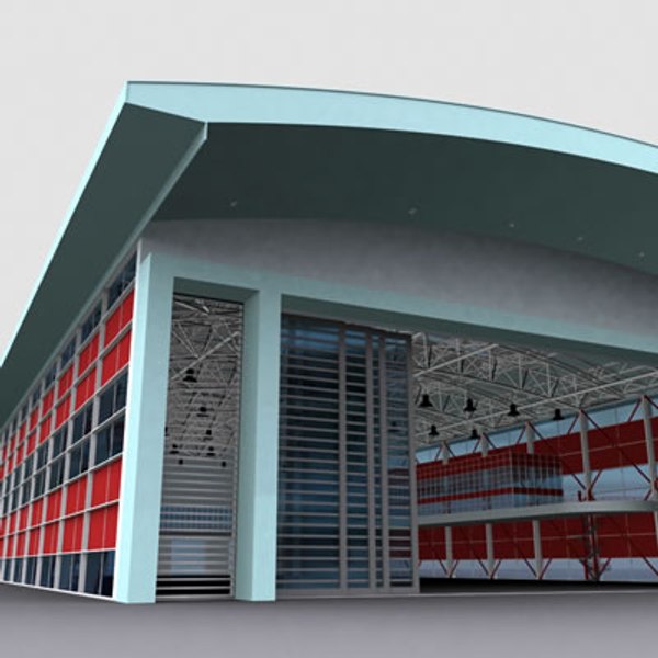 3d model hangar