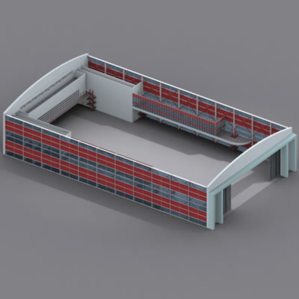 3d model hangar