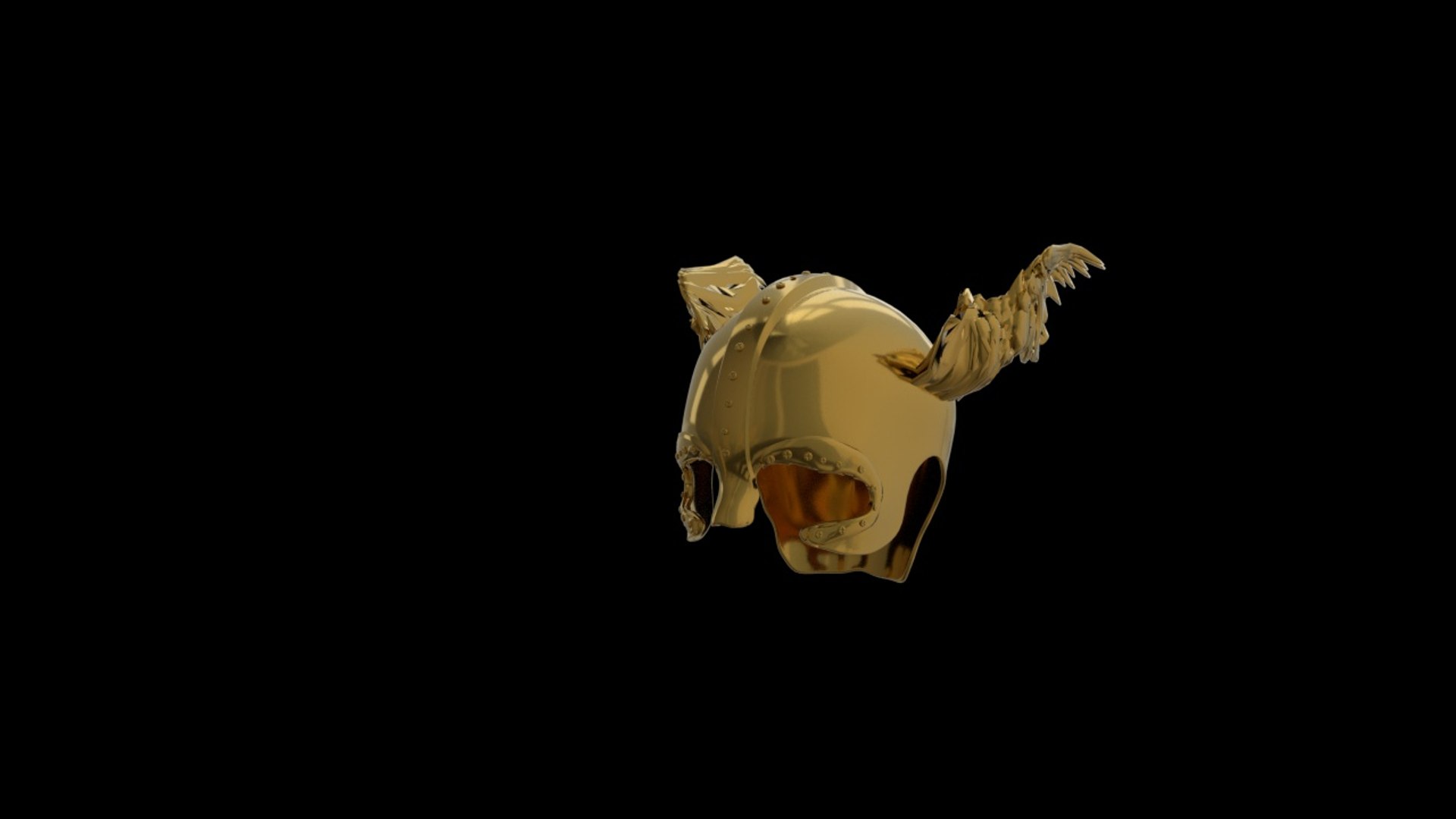 Winged Helmet 3D - TurboSquid 1936033