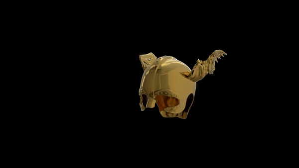 Winged Helmet 3D - TurboSquid 1936033