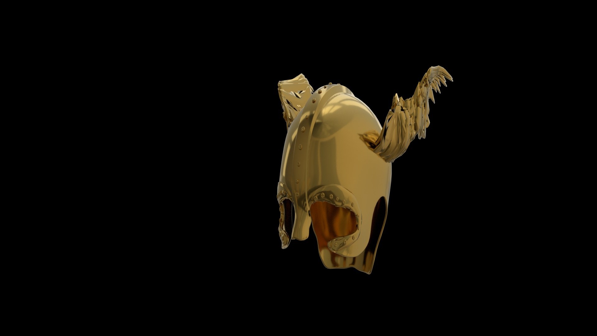 Winged Helmet 3D - TurboSquid 1936033