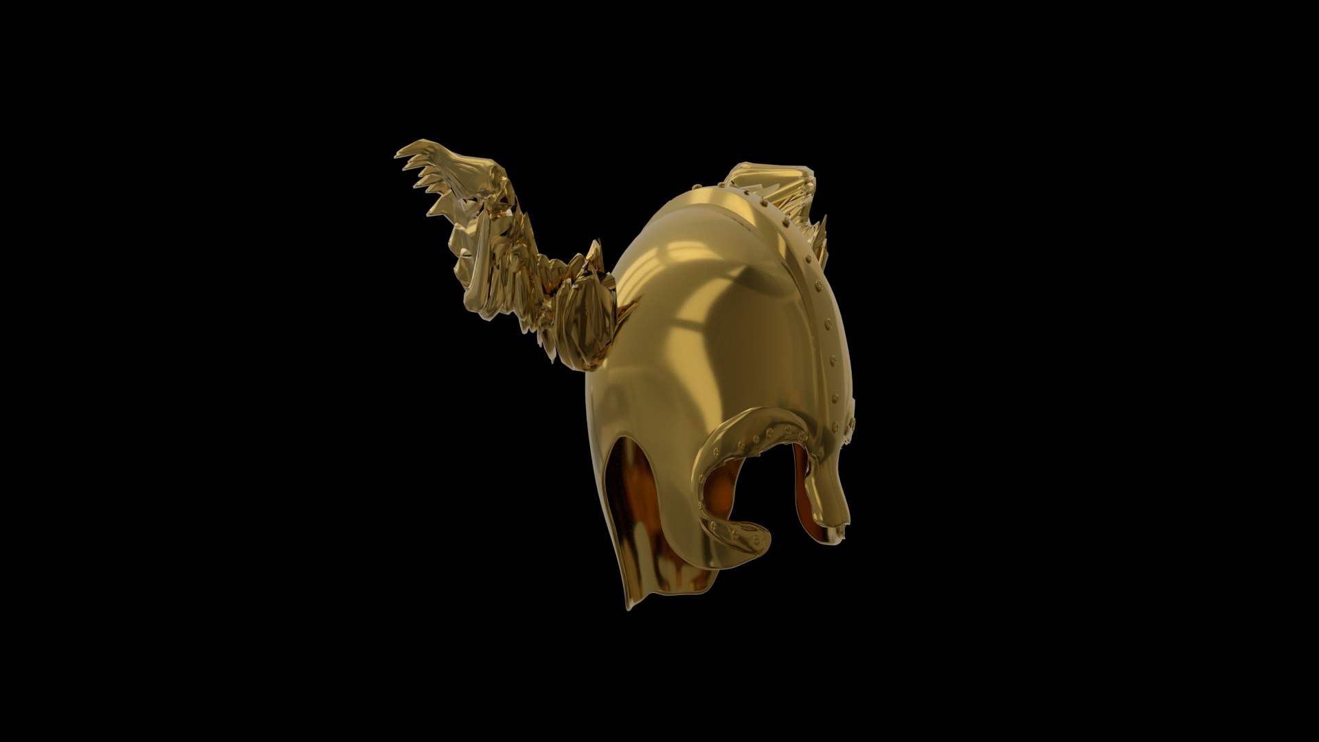 Winged Helmet 3D - TurboSquid 1936033