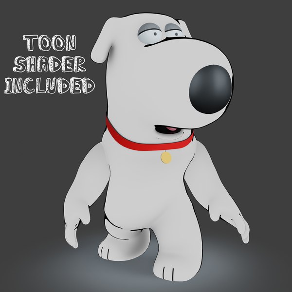 Brian Griffin z Family Guy Rigged Model 3D - TurboSquid 1759222