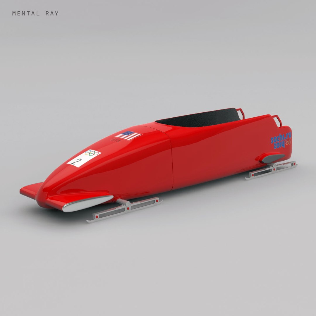 2-man Bobsleigh 3d Model