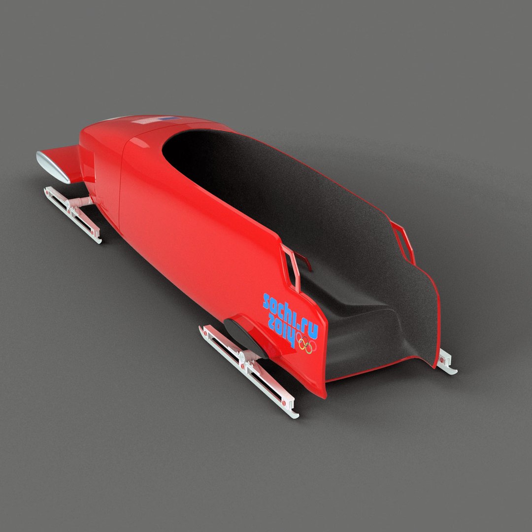 2-man Bobsleigh 3d Model