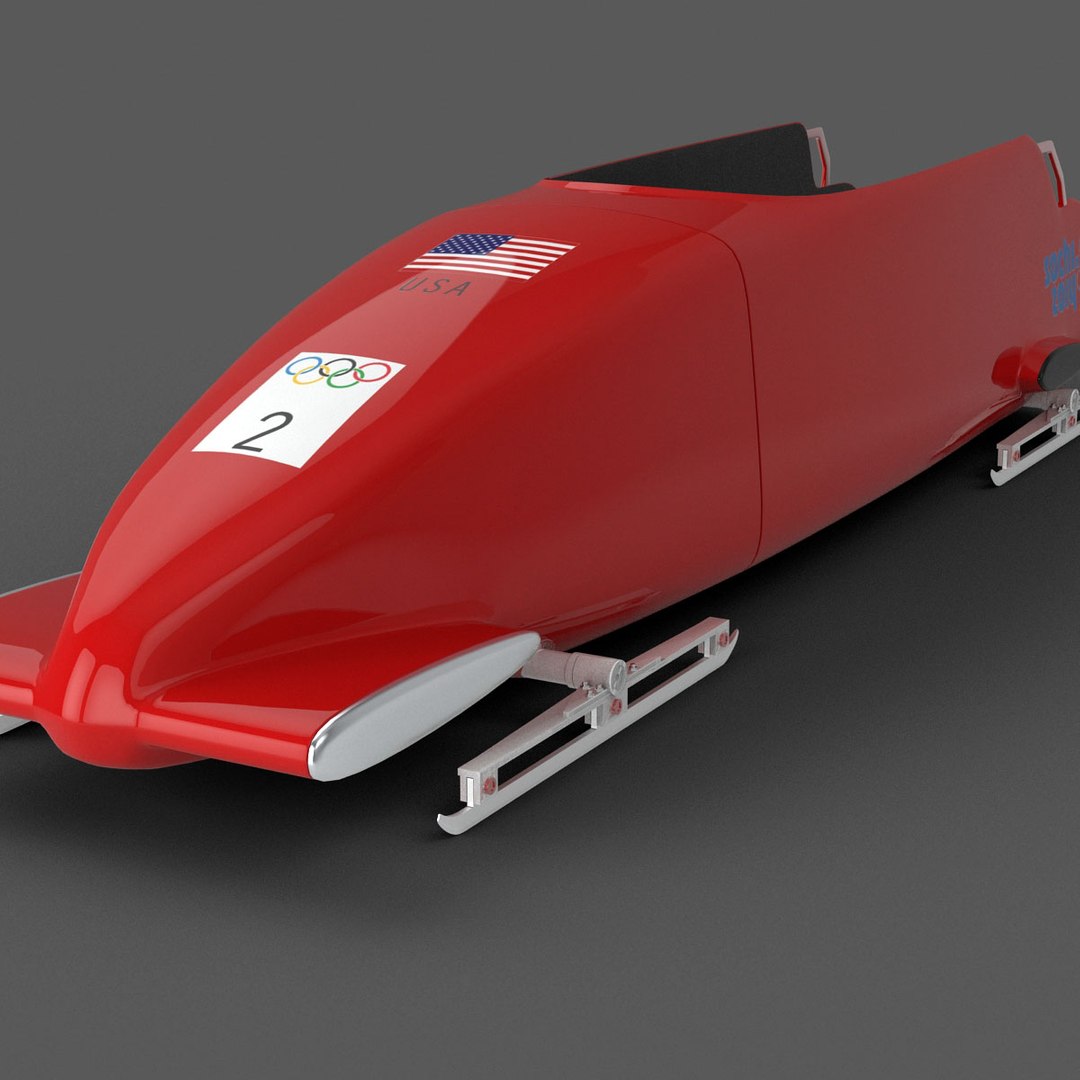 2-man Bobsleigh 3d Model