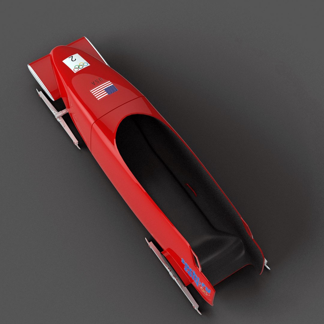 2-man Bobsleigh 3d Model