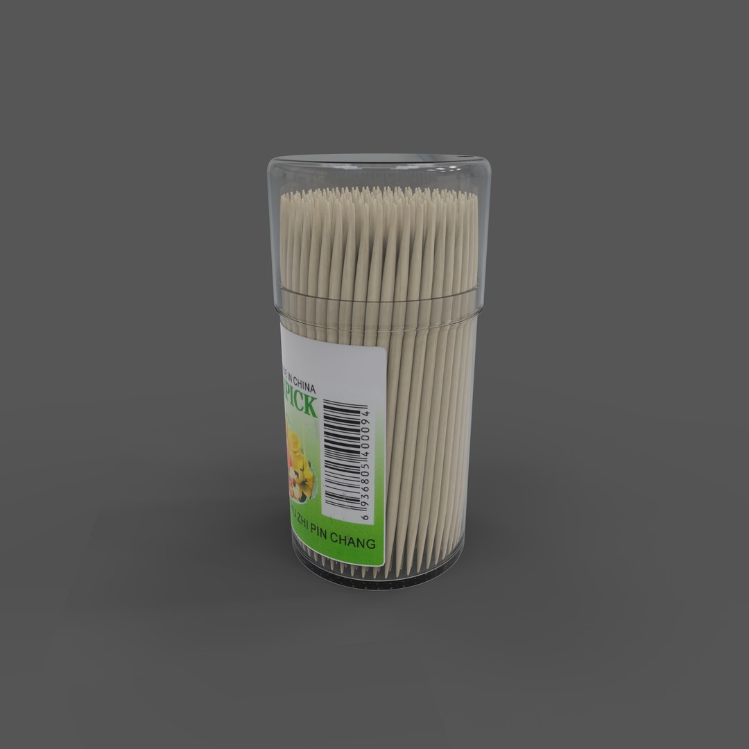 Toothpicks 3D Model - TurboSquid 1906956