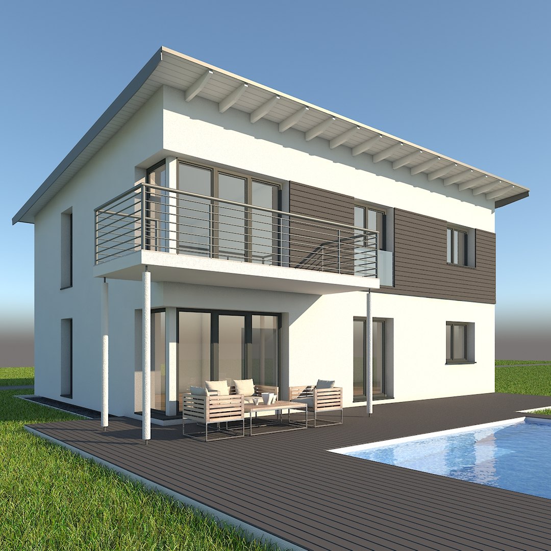 3d Modern Single Family Home