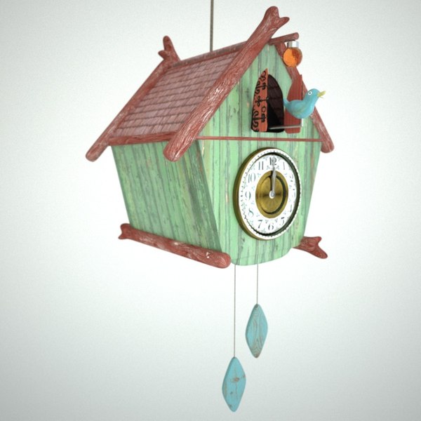 cuckoo clock 3d model