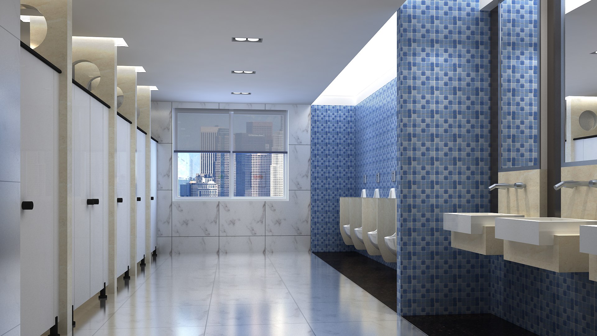 Male Toilet 01 Model - TurboSquid 2206335