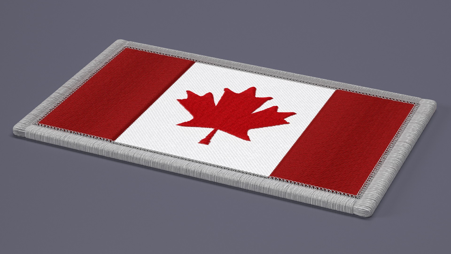 Canada Flag Patch 3D Model - TurboSquid 2202007
