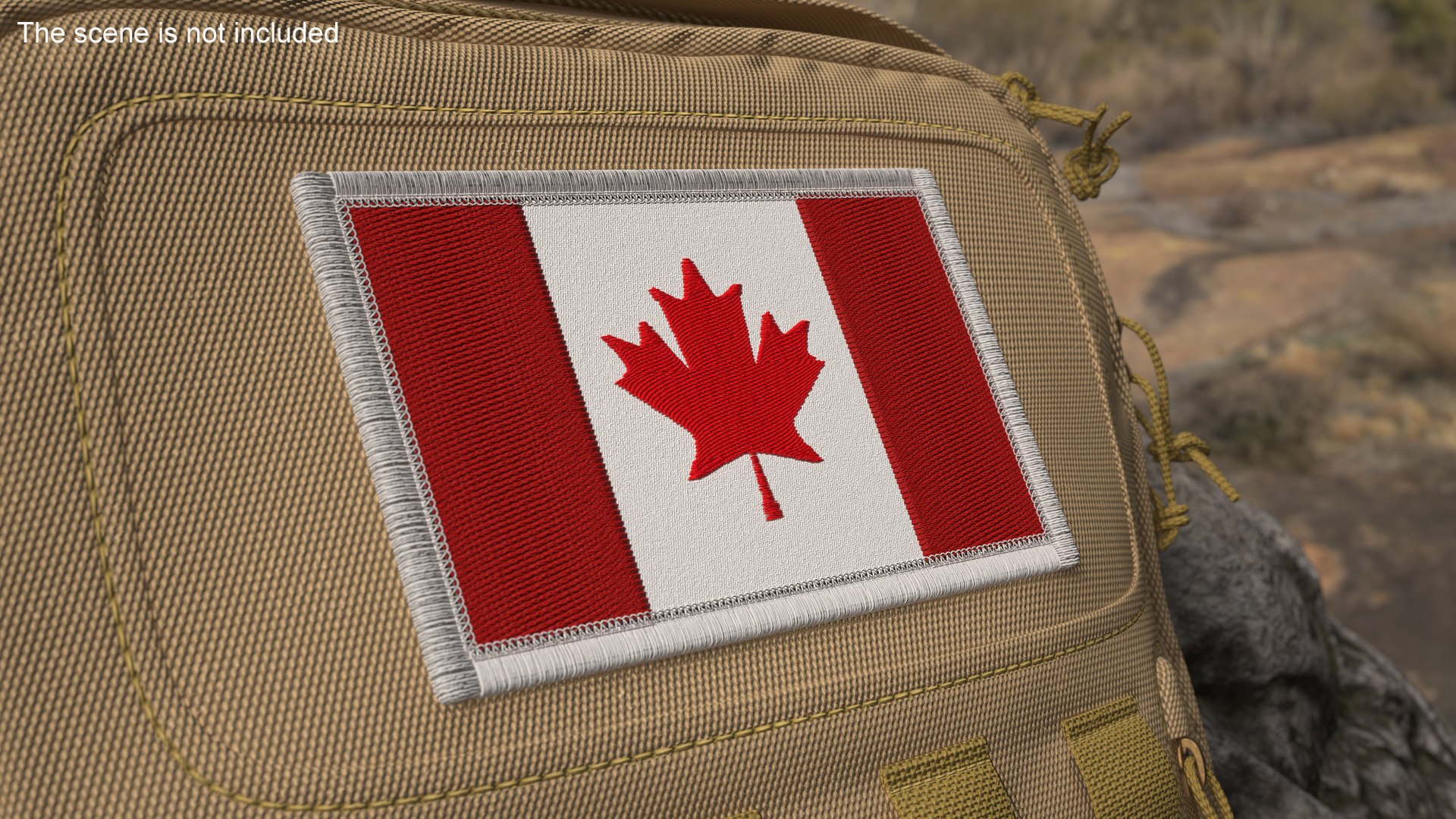 Canada Flag Patch 3D Model - TurboSquid 2202007