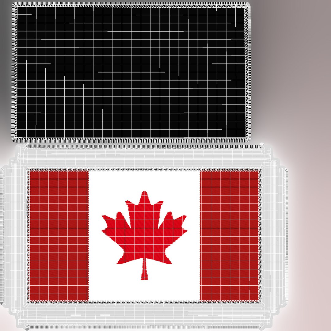 Canada Flag Patch 3D Model - TurboSquid 2202007