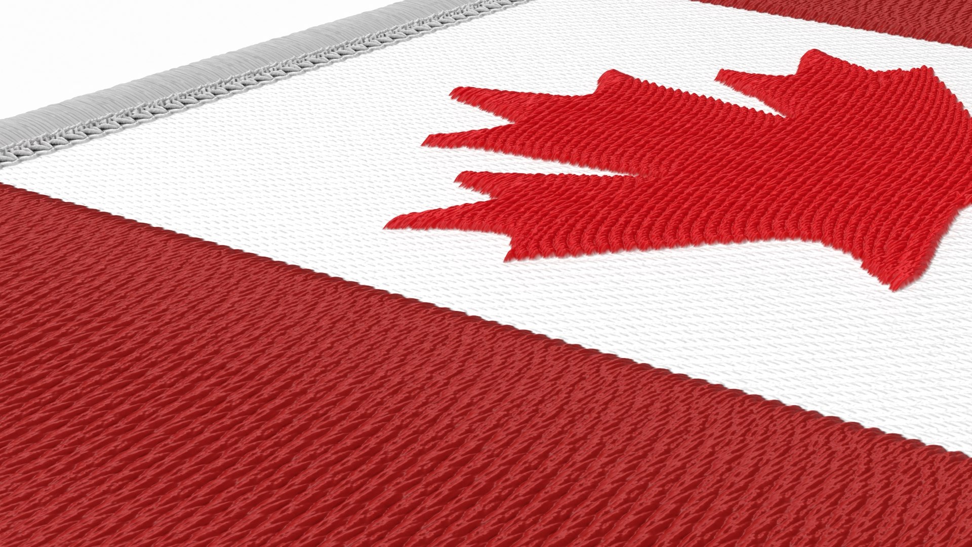 Canada Flag Patch 3D Model - TurboSquid 2202007