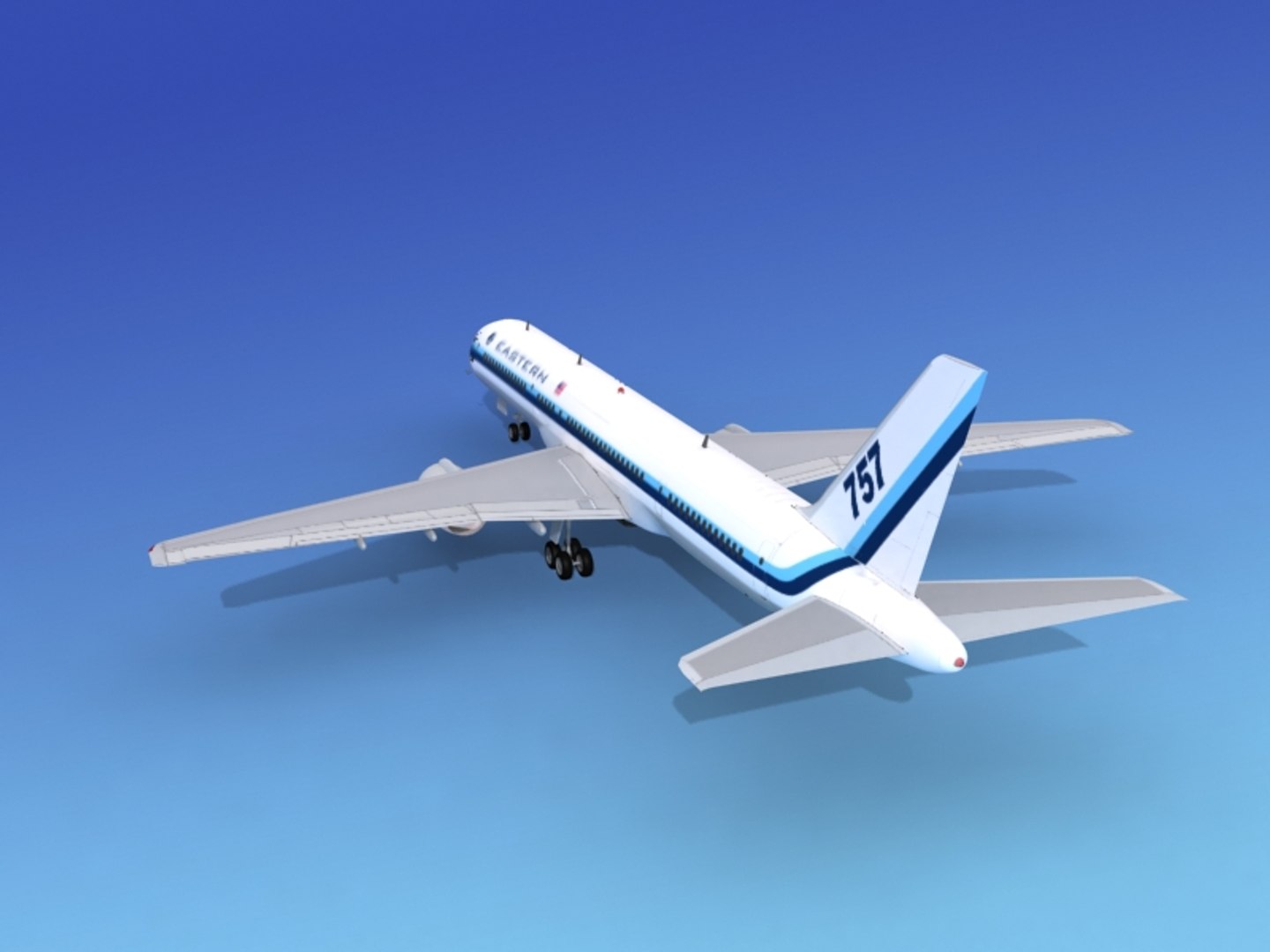 3d airline boeing 757 757-200