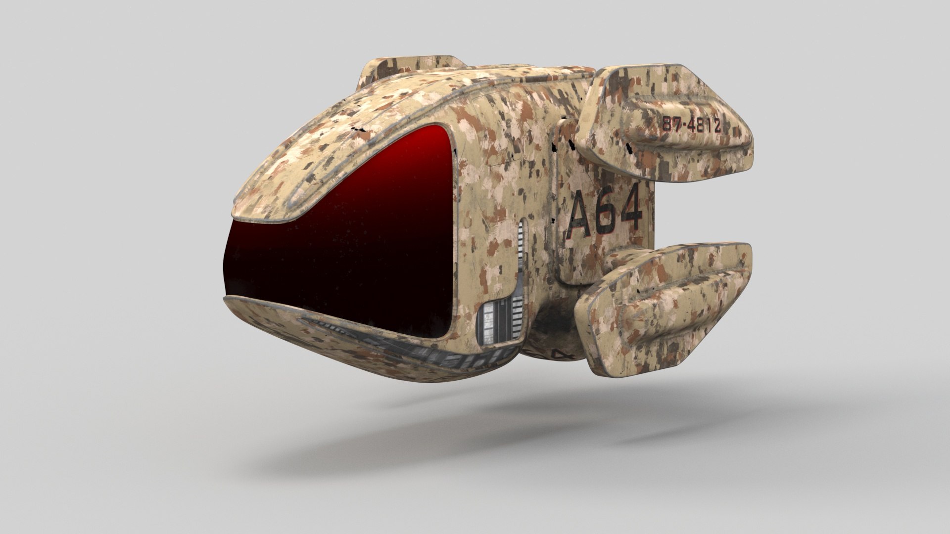 SF Drone Desert Camo 3D - TurboSquid 2221376