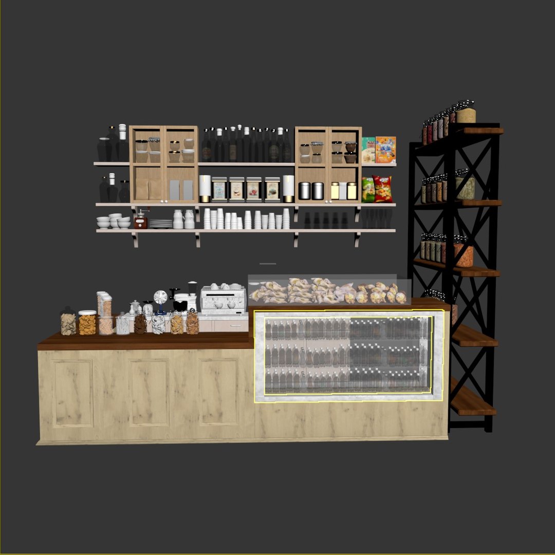 Cafe Restaurant Model - TurboSquid 1559959
