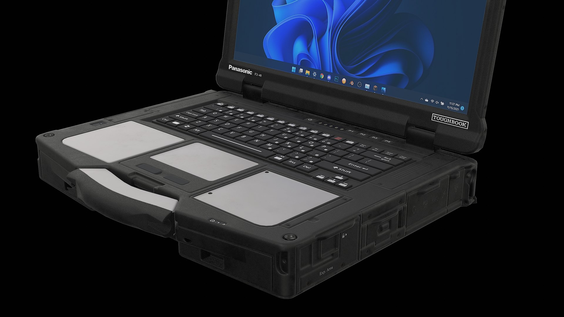 3D Rugged Panasonic Toughbook-40 Laptop - TurboSquid 2312741