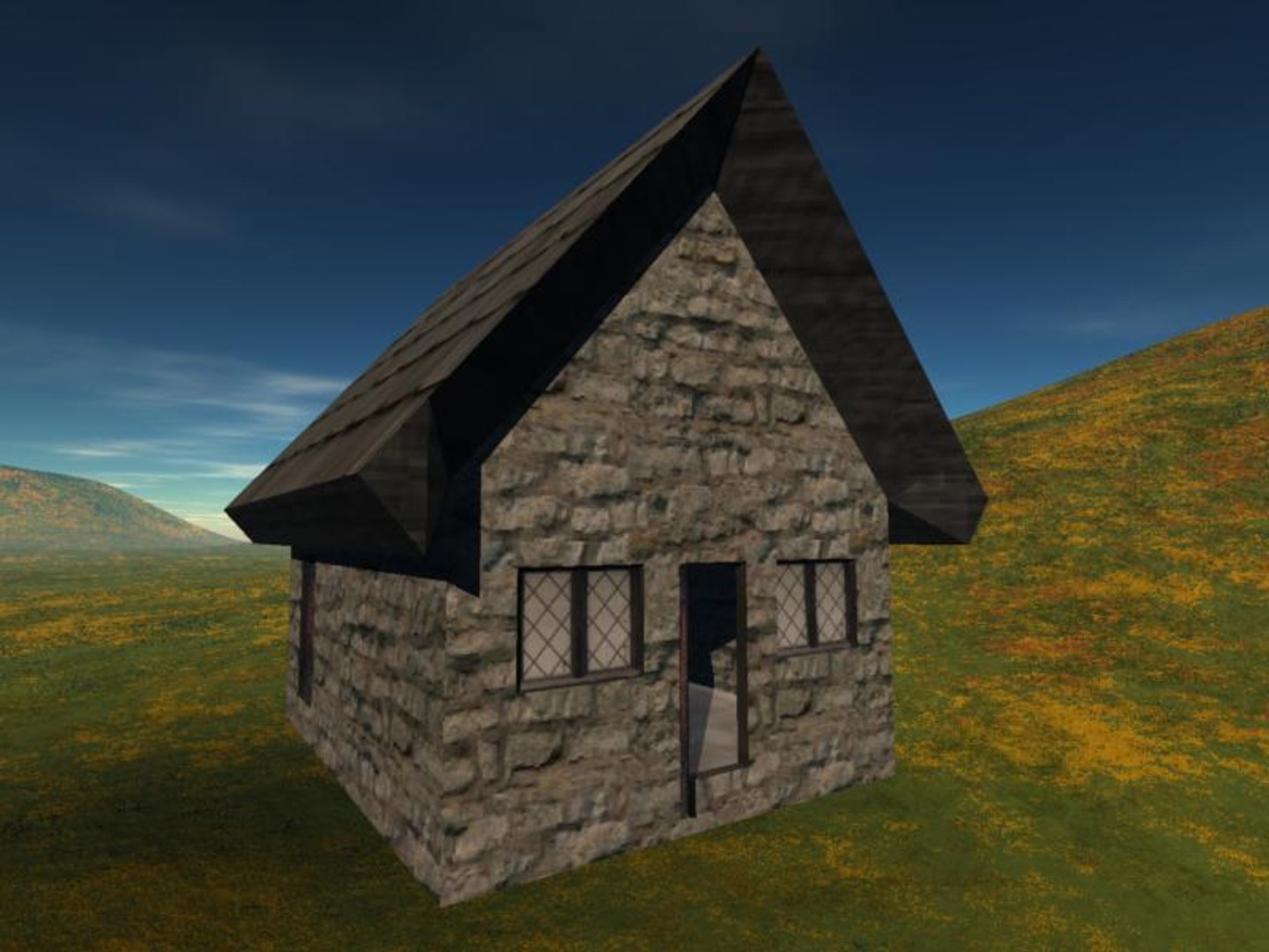 Free 3ds Model Rpg Store Interior Medievil