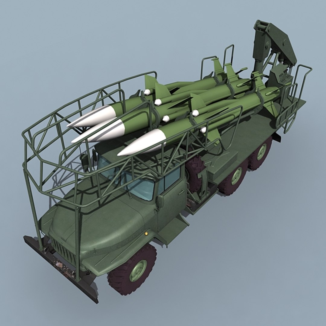 3d Model Ural Sa-6 Loader