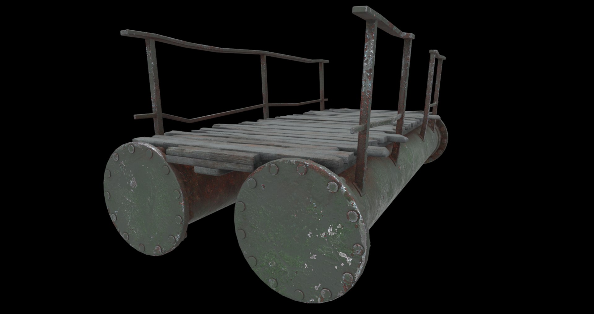 3D Pipe Raft 02 Model - TurboSquid 2279105