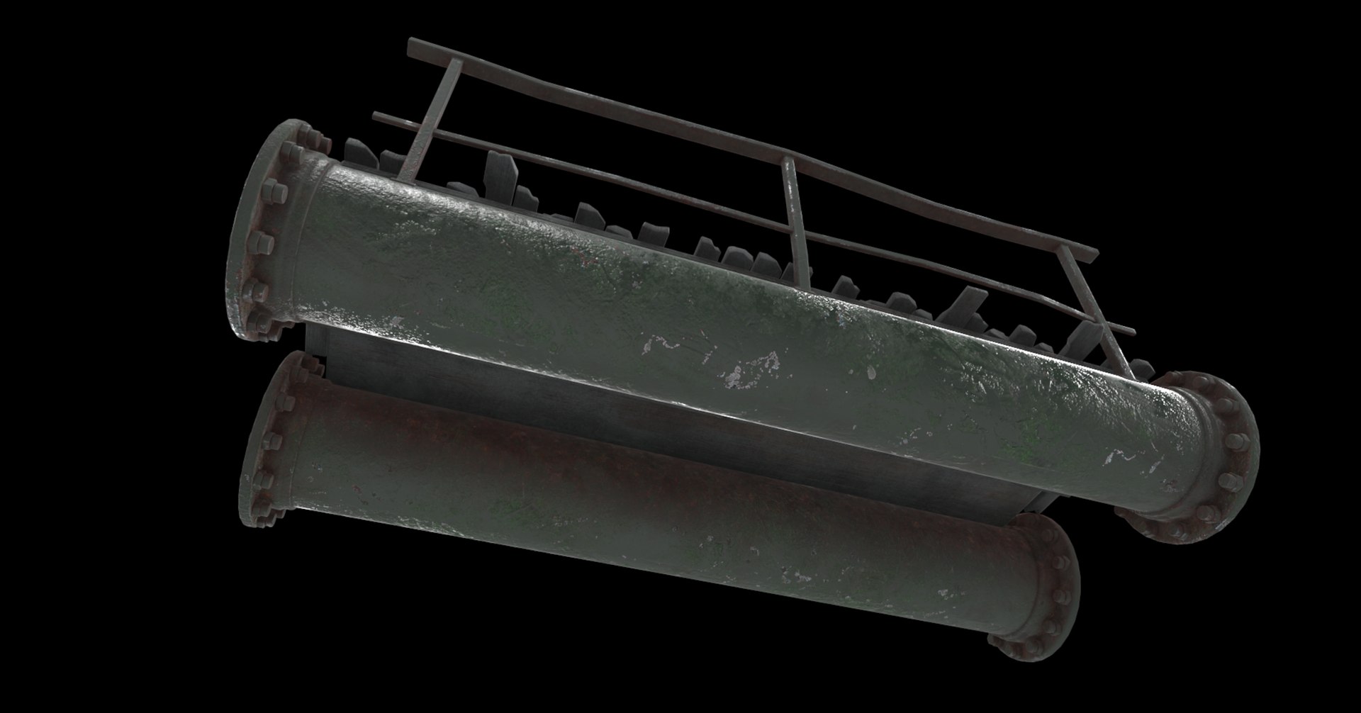 3D Pipe Raft 02 Model - TurboSquid 2279105