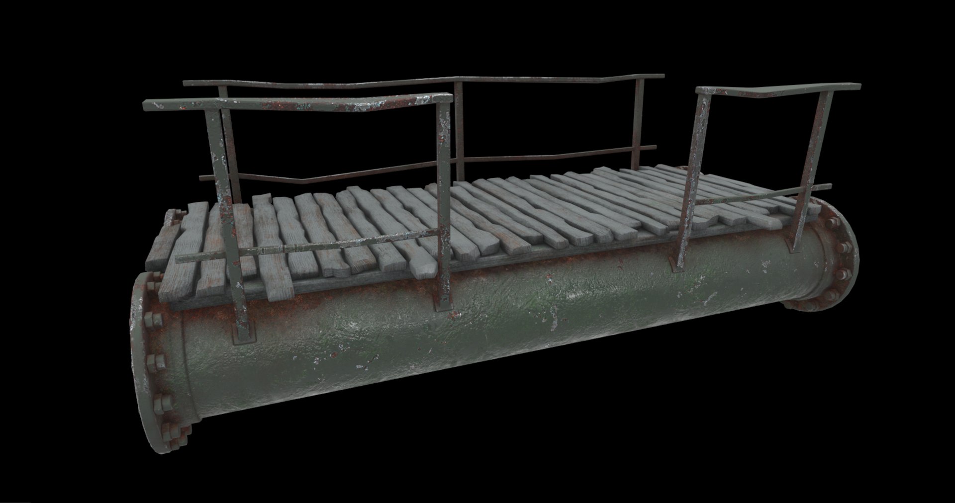 3D Pipe Raft 02 Model - TurboSquid 2279105